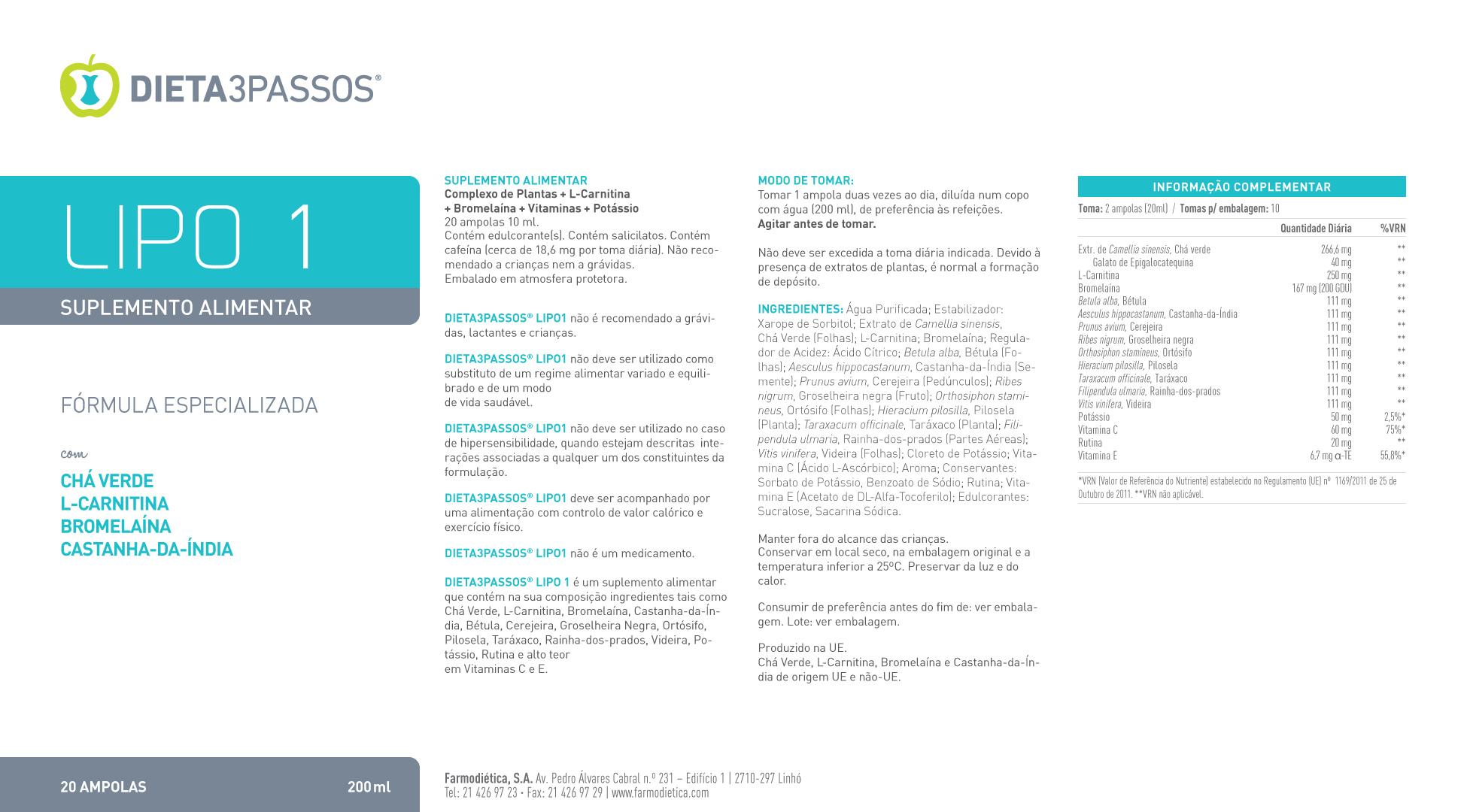 LIPO 1 - Dieta3Passos